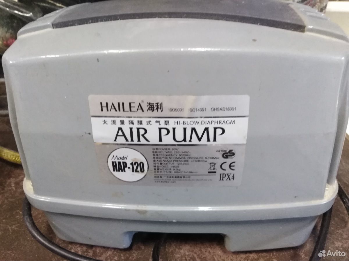 Поршневой компрессор hailea Hap-120