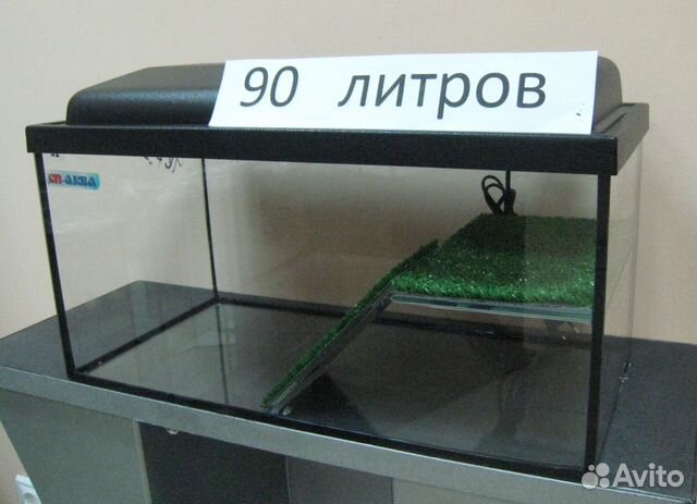 Аквариум для черепахи, 90 литров