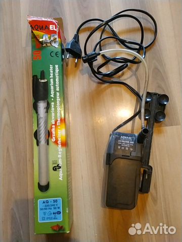 Aquael обогреватель и фильтр