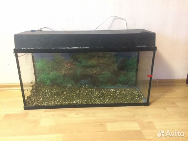 Аквариум б/у 60 литров 75х25х35